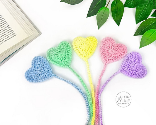 Ravelry: Heart Bookmark pattern by Jo Edwards