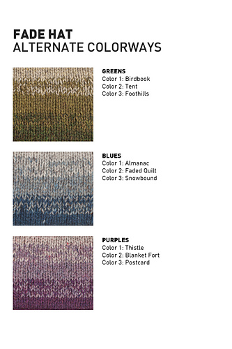 Ravelry: Fade pattern by Michele Wang