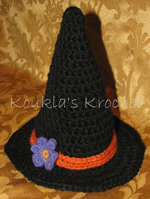 Ravelry: Halloween Honey Witch/Wizard Hat pattern by Koukla's Krochet