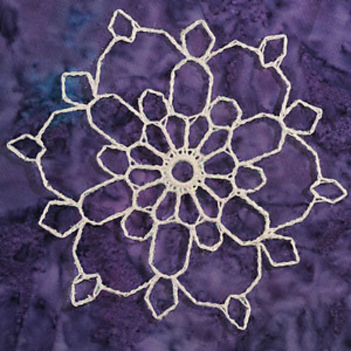 Ravelry: Stained Glass Snowflake pattern by Deborah Atkinson