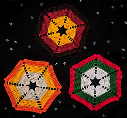 Ravelry: Candy Corn Snowflake pattern by Deborah Atkinson