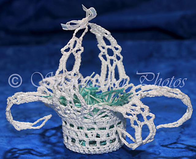 Ravelry: Sunlight Peak Snowflake Basket pattern by Deborah Atkinson