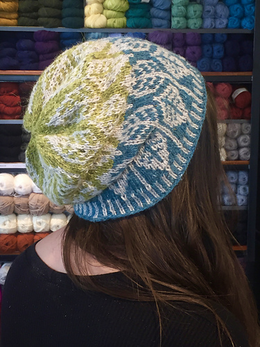 Ravelry: Spring Leaves Hat pattern by Suzanne Strachan