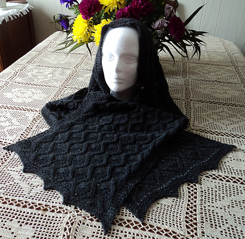 Ravelry: Mountain Portrait Scarf pattern by Elizabeth Ravenwood