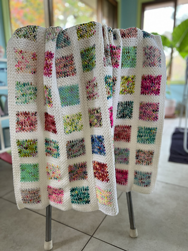 Ravelry: Little Squares Blanket pattern by Julie Harrison