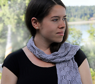 Ravelry: "Soft Rain" Reversible Scarf pattern by Julie Novak