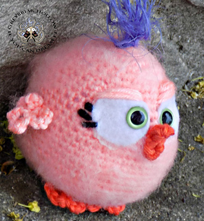 Ravelry: Not So Angry Chick Pink pattern by Greybriar Hollow
