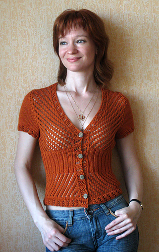 Ravelry: julysnow's Eyelet Cardigan