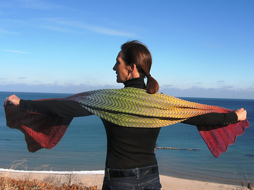Ravelry: Wiggle Wrap pattern by Sally Brandl