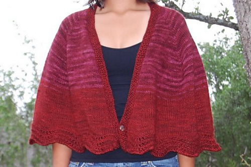 Ravelry: Raglan Shawl pattern by Christina Wilkins