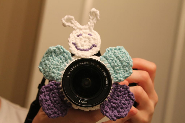 Ravelry: Butterfly Camera Buddy pattern by Kristin Hankins