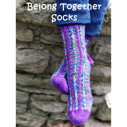 Ravelry: Belong Together Socks pattern by Megan Williams