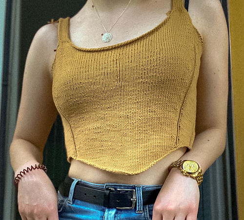 Ravelry: Corselette Tank pattern by Jasmine Britton