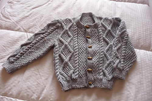 Ravelry: #21 Aran Jacket with Optional Collar pattern by Patons Australia