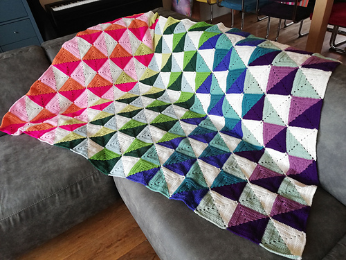 Ravelry: Origami Blanket pattern by Kirsten Ballering