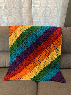 Ravelry: Rainbow Baby Blanket pattern by Courtney Finch