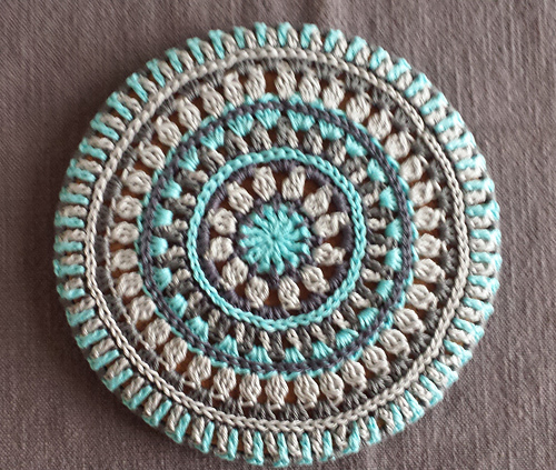 Ravelry: Mandala Style Trivet Cover pattern by Kajsa Hubinette