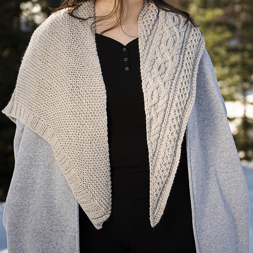 Ravelry: Aspens Asymmetric Shawl pattern by Kalurah Hudson