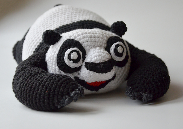 Ravelry: kung fu (little) PANDA 3 pattern by Kamila Krawka Krawczyk