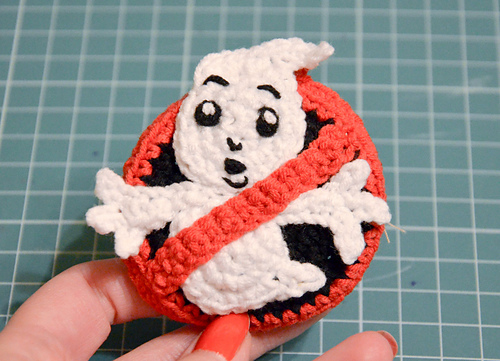 Ravelry: Ghostbusters pin pattern by Kamila Krawka Krawczyk