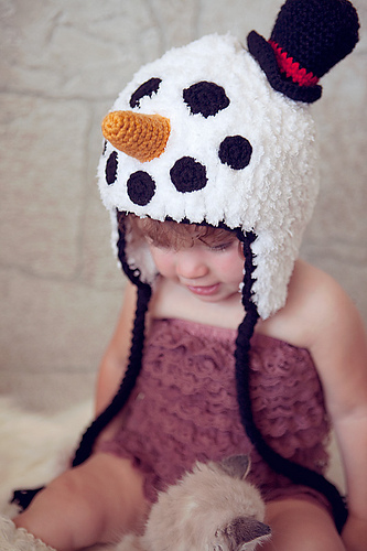 Ravelry: Snowman Winter Beanie pattern by Sweet Kiwi Crochet Kandice Oster