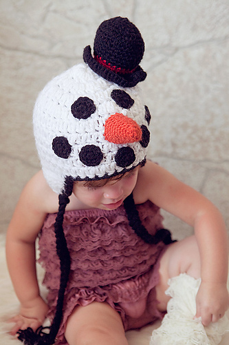 Ravelry: Snowman Winter Beanie pattern by Sweet Kiwi Crochet Kandice Oster