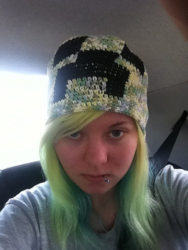 Ravelry: Minecraft Creeper Hat pattern by Keri'd From Fleece