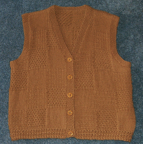 Ravelry: Patchwork Textured Vest pattern by Lion Brand Yarn