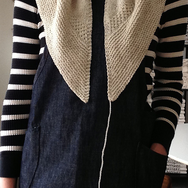 Ravelry: karentempler's textured shawl