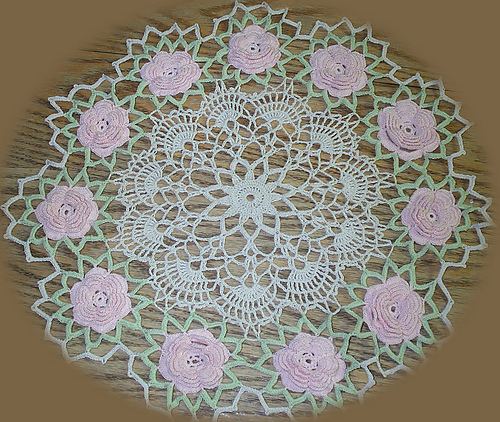 Ravelry: Rose Doily pattern by Workbasket Magazine