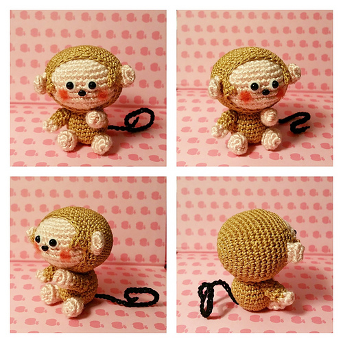 Ravelry: Monkichi pattern by Mei Li Lee of amiguruMEI