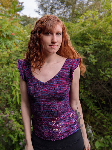 Ravelry: Wyoming Romance Lace Top pattern by Amanda Lee