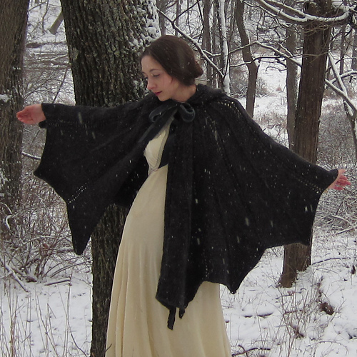 Ravelry: Bat Cape pattern by Kate Bellando