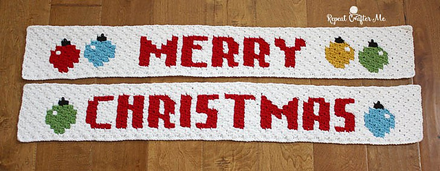 Ravelry: Merry Christmas Pixel Graph pattern by Sarah Zimmerman