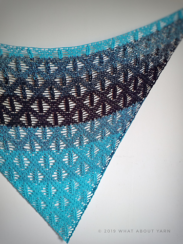 Ravelry: Solitaire Shawl pattern by What About Yarn