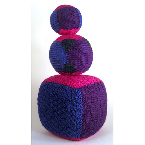 Ravelry: Knitted balls and cubes pattern by Kath Dalmeny