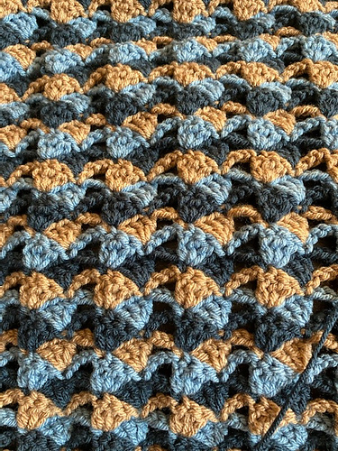 Ravelry: Sideways Shells Blanket pattern by Kathie Sew Happy