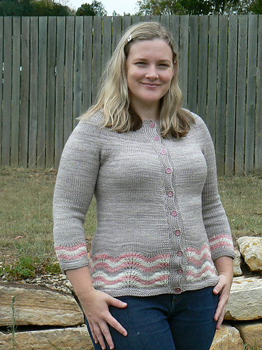 Ravelry: Waves Cardigan pattern by schneckenstrick