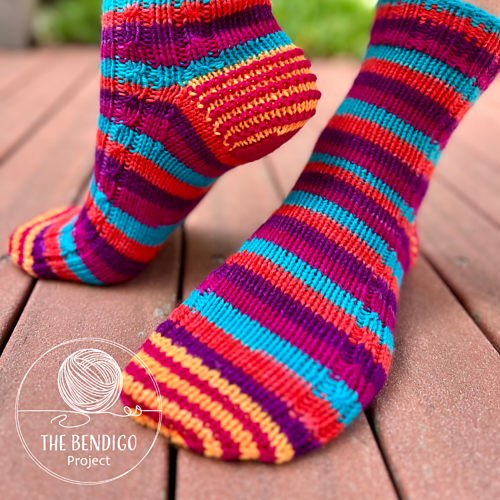 Ravelry: Bendigo Socks pattern by Kath Martin