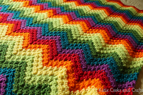 Ravelry: Rumpled Ripple Rainbow Baby Afghan pattern by Katie Cooks and ...