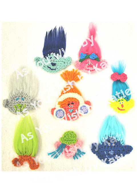 Ravelry: Trolls Appliques pattern by Katie Lane
