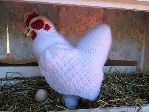 Ravelry: Hildegard, the Life-Size Crochet Chicken pattern by Once Upon ...