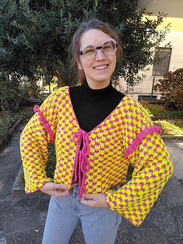 Ravelry: Blocks & Bows Cardigan pattern by Katr crochet