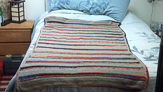 Ravelry: Textured Stripes Throw pattern by Loops & Threads™ Design Team