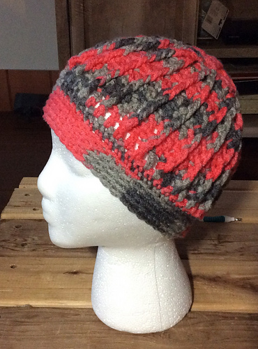 Ravelry: Snowy Mountain Beanie pattern by Elena Hunt