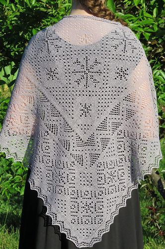 Ravelry: White Snow triangle pattern by Svetlаnа Loginovа
