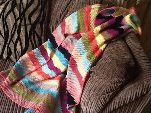 Ravelry: Beach Stripe Surf Blanket pattern by Kristen Johnson