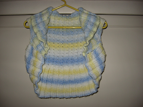 Ravelry: Child's Ballet Shrug (Aran) pattern by Gail Tanquary