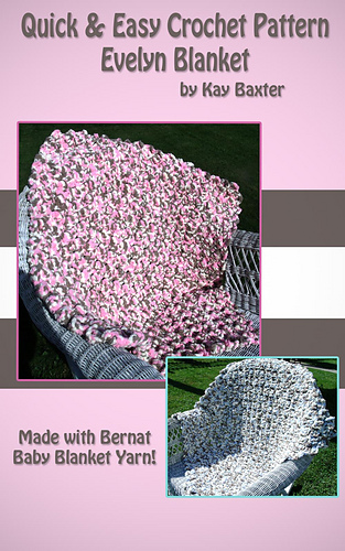 Ravelry: Quick & Easy Crochet Baby Evelyn Blanket - patterns