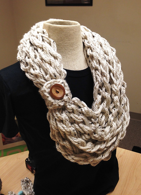 Ravelry: Easy Bulky Hand Crochet Rope Scarf pattern by Kay Baxter